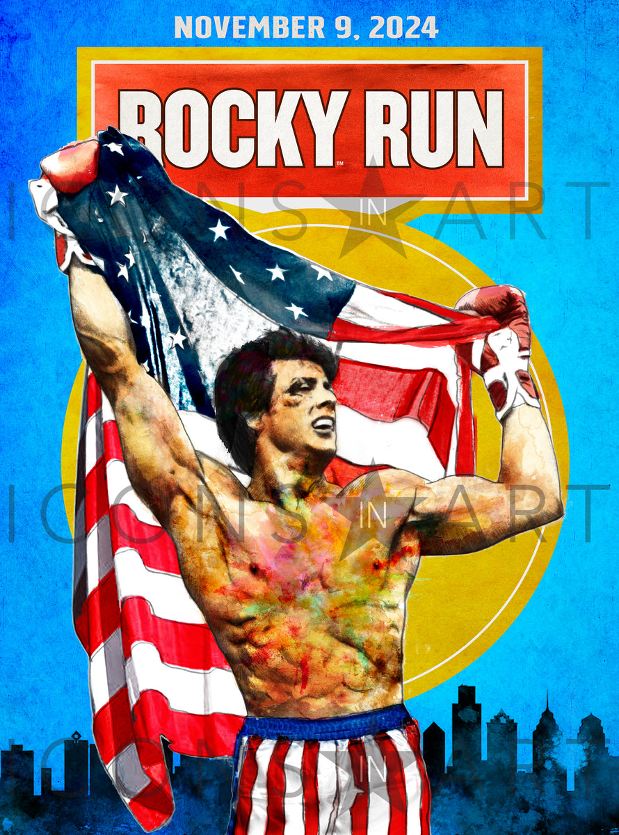 ROCKY RUN 2024 POSTER! – Icons in Art