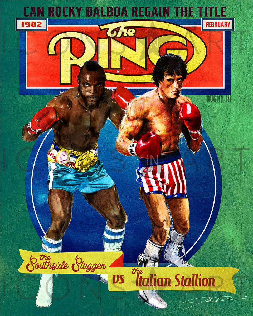 SLUGGER VS STALLION – Icons in Art
