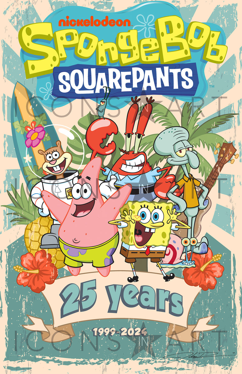 SPONGEBOB 25! – Icons in Art