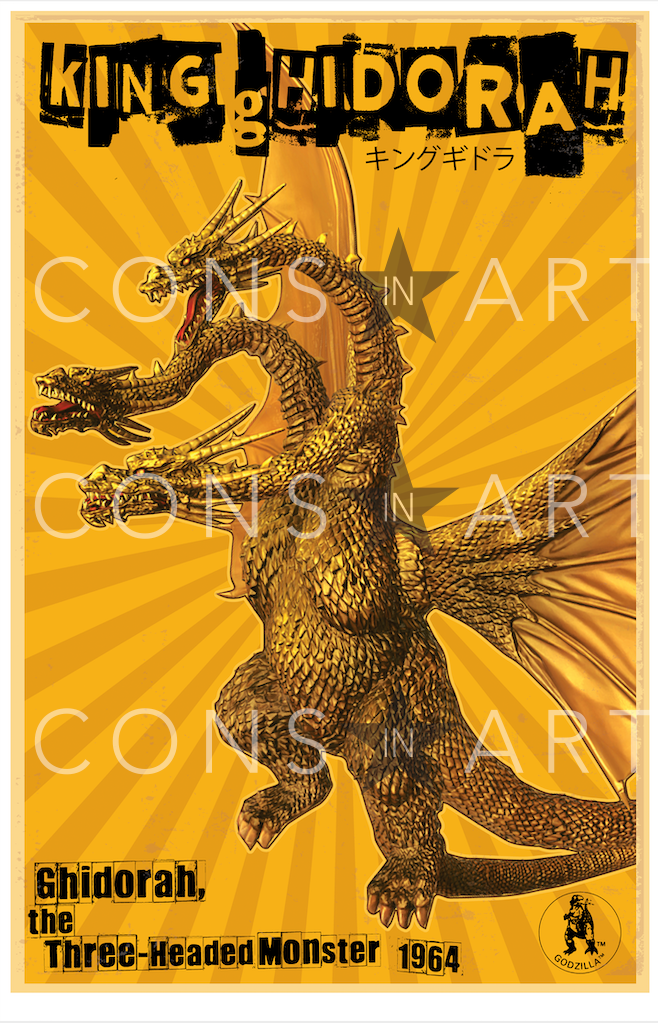 Godzilla Vs King Ghidorah Poster