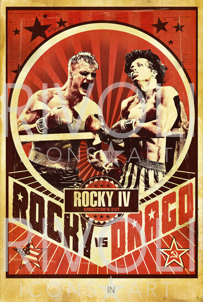 ROCKY VS DRAGO - RUSSIA – Icons in Art